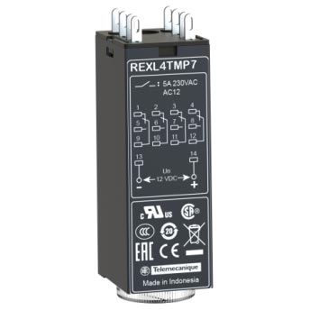 Relay thời gian Schneider REXL4TMP7 0.1s-100h - 230VAC