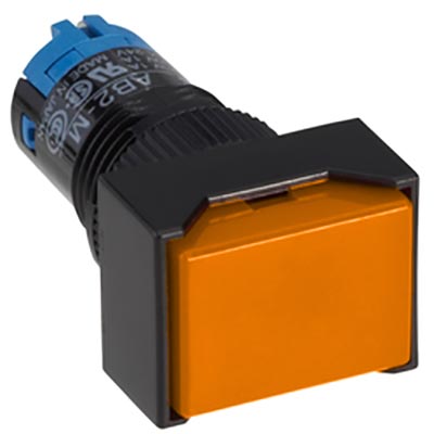 Nút nhấn giữ không đèn IDEC AB2H-A1PLA D12 1NO+1NC (Hổ phách) - baa.vn