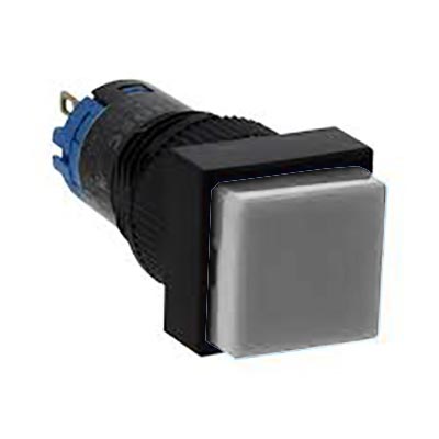 Nút nhấn nhả không đèn IDEC AB2Q-M2PW D12 2NO+2NC (Trắng) - baa.vn