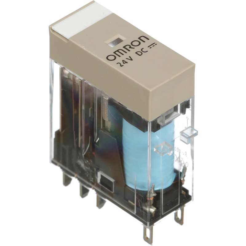 Rơ le công suất OMRON G2R-2-S DC24(S) BY OMB 8 chân dẹt 5A - baa.vn