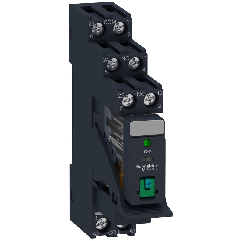 Rơ le khối SCHNEIDER RXG22BDPV 24VDC 8 chân dẹt 5A