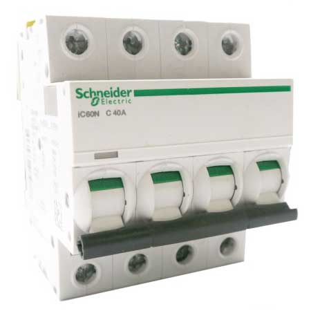 Cầu dao tự động A9F74440 SCHNEIDER - 4P, 40A, 10kA