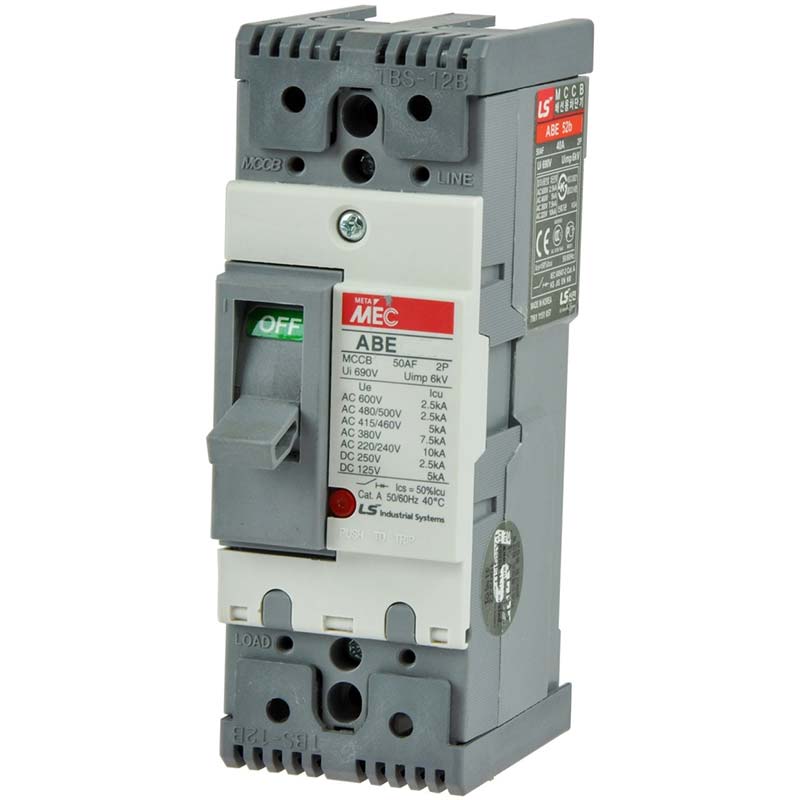 Aptomat khối (MCCB) LS ABE802b-600A 2P 35kA - baa.vn