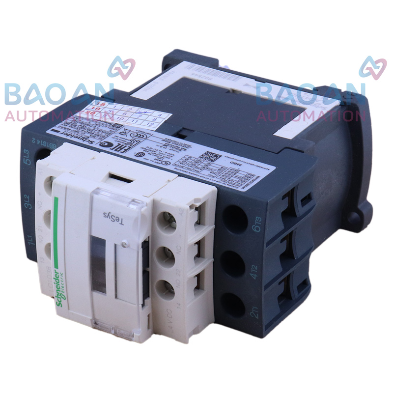 Công tắc tơ 3 pha SCHNEIDER LC1D38BD 24VDC 38A 18.5kW 1NO+1NC