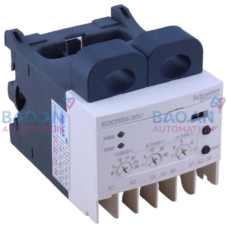 Rơ le điện tử EOCRSS-30W Schneider - 3-30A, 380-480VAC