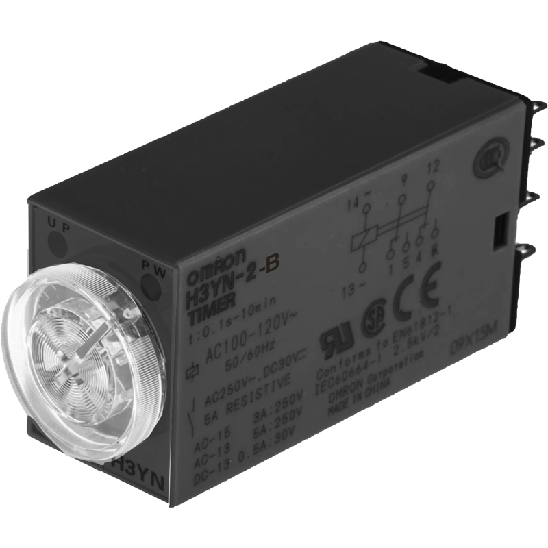 Đồng hồ timer H3YN-2-B DC24 Omron nguồn cấp 24VDC