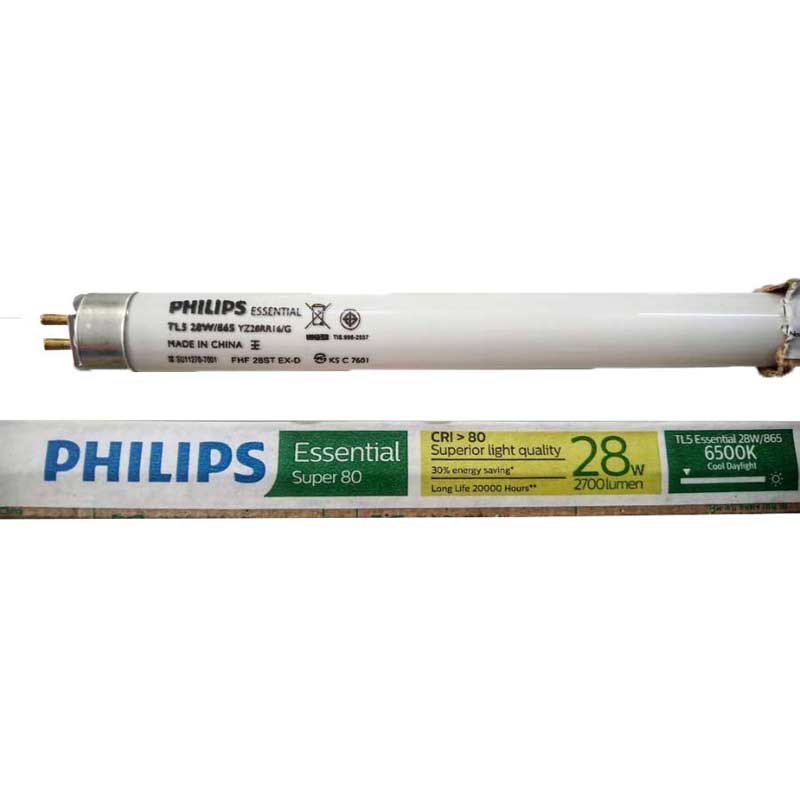 Bóng đèn tuýp PHILIPS TL5 Essential 28W/865 1SL/40 (6500K) - baa.vn