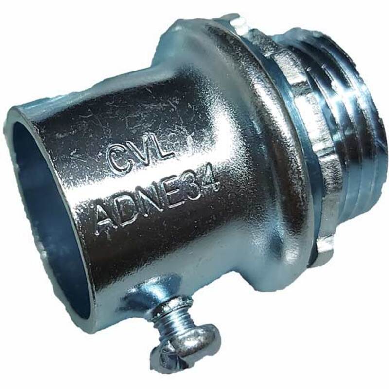 Đầu nối ống thép luồn dây điện trơn và hôp điện CVL ADNE34(Z) - baa.vn