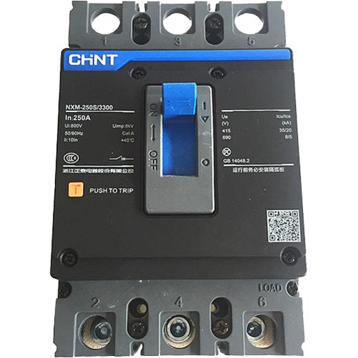 MCCB Chint 36kA NXM-250S/3300 250A , sẵn hàng-giá tốt