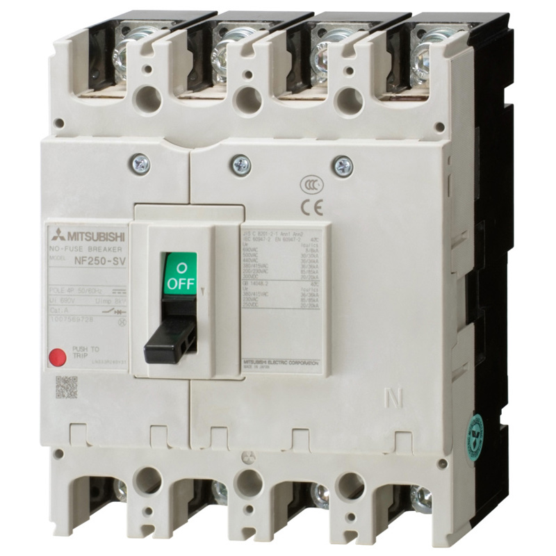 Aptomat khối (MCCB) MITSUBISHI NF250-SV 4P 250A 36kA