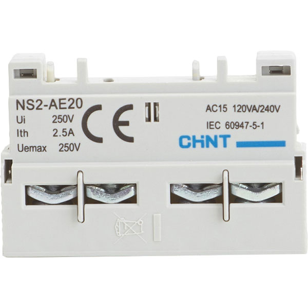 Tiếp điểm phụ (phụ kiện dòng NS2) CHINT NS2-AE20 - baa.vn