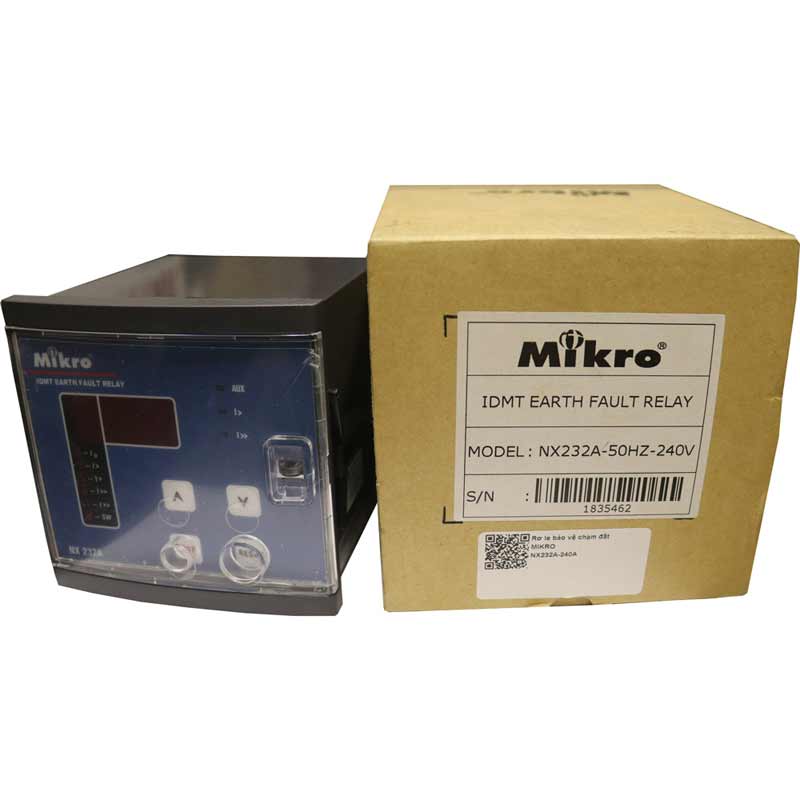 Rơ le bảo vệ chạm đất dùng vi xử lý MIKRO NX232A-240A - baa.vn