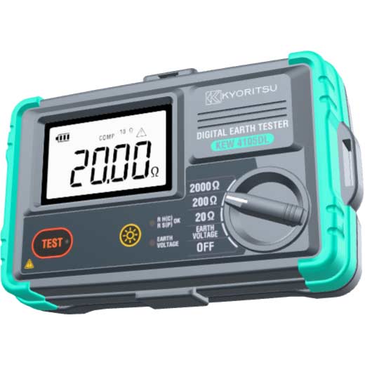Đồng hồ đo điện trở đất chống bụi nước KYORITSU 4105DL - baa.vn