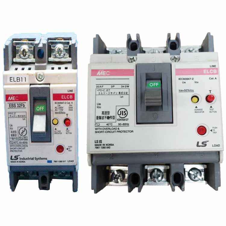 Aptomat chống giật (ELCB) LS EBS32Fb 15A 100mA - baa.vn