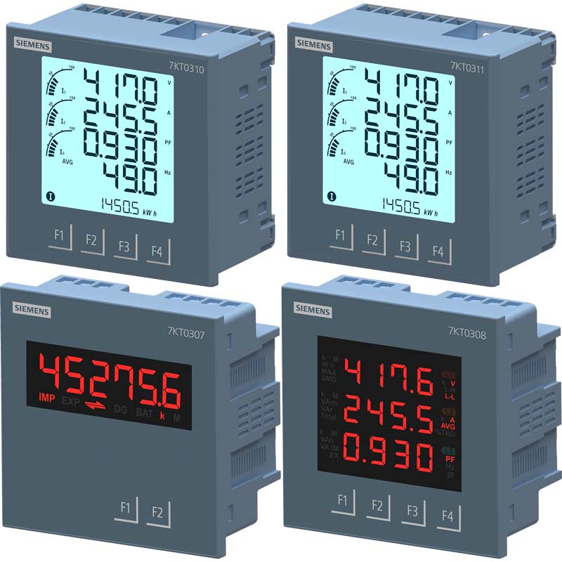 Đồng hồ đo công suất kỹ thuật số LED SIEMENS 7KT0307 - baa.vn